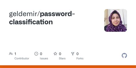 Github Geldemir Password Classification
