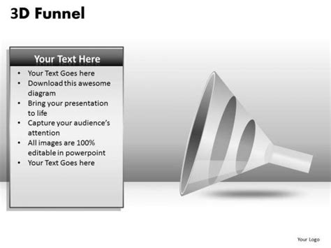 Step Conversion Funnel PowerPoint Slides