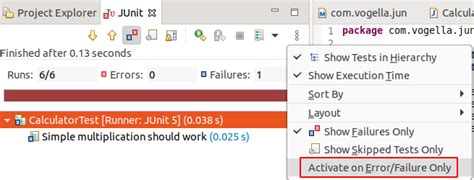 Using The Eclipse Ide For Writing And Executing Junit Tests Tutorial