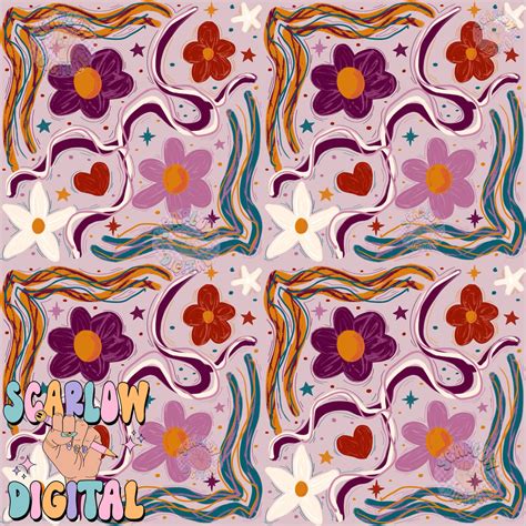 Seamless Patterns Scarlow Digital