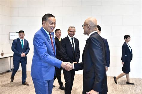 포토 Ms Ceo 태국에 데이터센터 건립 약속 뉴스1