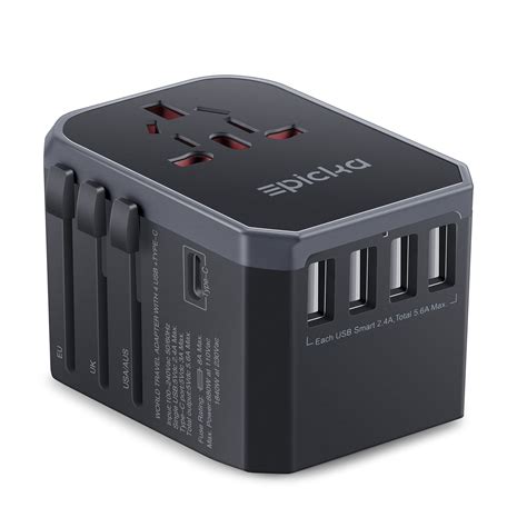 Epicka Universal Travel Adapter All In One International Power Adapter