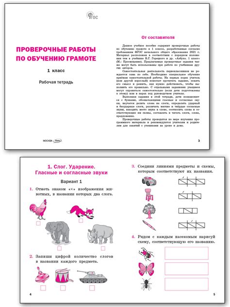 Рабочая тетрадь «Проверочные работы по обучению грамоте для 1 класса купить онлайн Вако