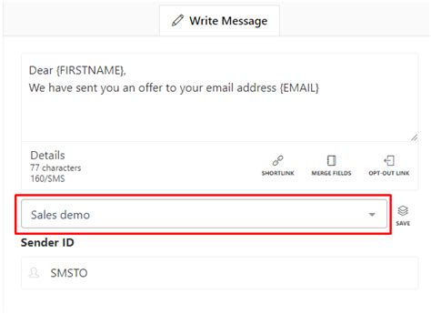 Create Sms Templates Smsto