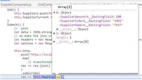 mvc and angular 2 k backingfield problems during mumbai training
