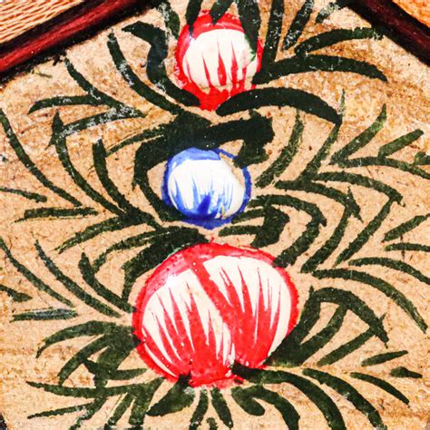 قیمت و خرید ساعت دیواری خاتم کاری مدل خورشیدی طرح گل و مرغ برجسته کد Grbr46d28 4f4