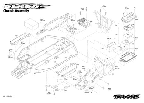 Exploded View Traxxas Slash 2wd 1 10 Chassis Astra
