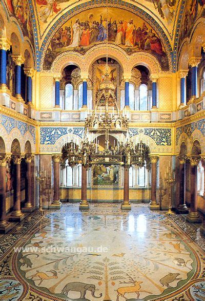 Neuschwanstein Inside Rooms Neuschwanstein Castle Germany Castles