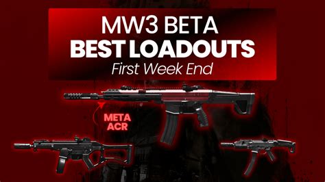 Best Mw3 Beta Loadouts And Builds Dominate The Beta Warzone Loadout