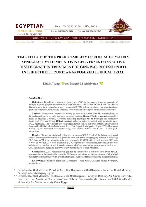Pdf Time Effect On The Predictability Of Different Grafting Materials