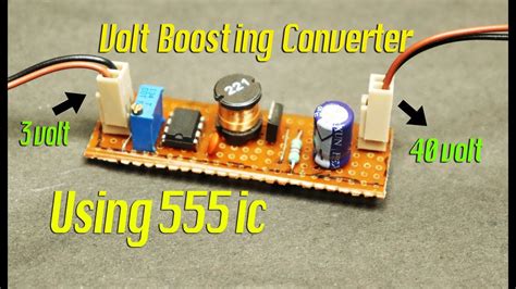 Dc To Dc Boost Converter Circuit Using 555 Electrical And Electronics Technology Degree