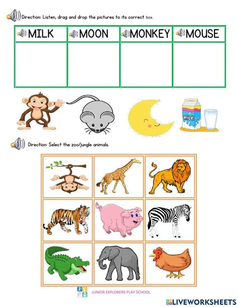 Nursery Summative Assessment Week 21 Interactive Worksheet Live Worksheets