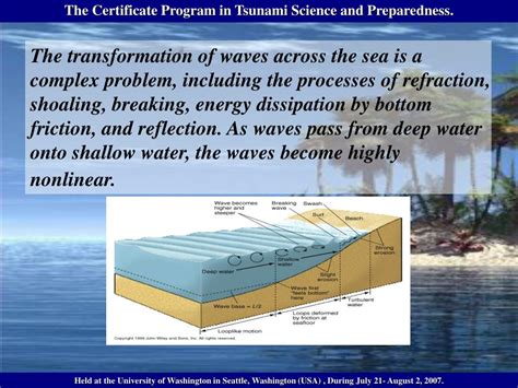 Ppt Transformation Of Shallow Water Waves Powerpoint Presentation