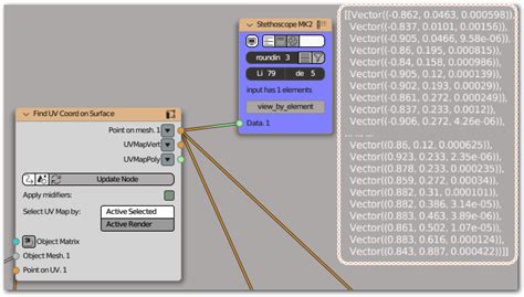 node find uv coord on surface return incorrect data format on output socket point on mesh