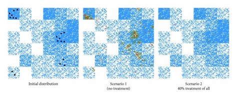 Spatial Distribution Of Infected Cases And Deaths Initial Black Download Scientific Diagram