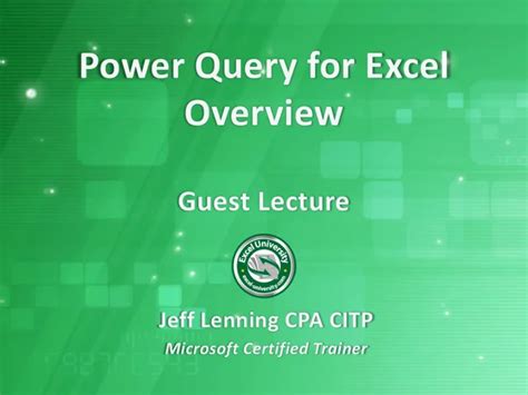 Mynda Treacy Power Query For Excel Course Supporting Your Learning