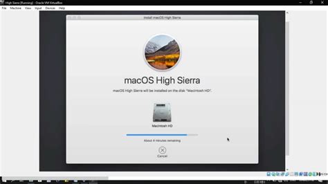 How To Install Macos High Sierra In Virtualbox On Windows 10 Youtube