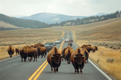 Impact Of Roads On Wildlife Migration Patterns Ar Generative Ai Premium Ai Generated Image