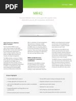 Cisco Meraki Mr44 Access Point Datasheet Pdf Ieee 802 11 Mimo