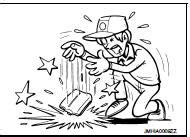 Crash Zone Sensor Removal And Installation SRS Airbag Nissan Juke Service And Repair Manual