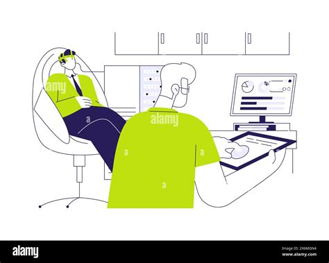 Brain Computer Interface Development Abstract Concept Vector Illustration Stock Vector Image