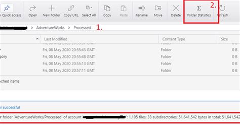 My Blogs Get Azure Data Lake Gen1 Folder Size And Files Count