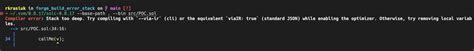 Forge Build Is Raising Stack Too Deep While Solc Does Not · Issue 3710 · Foundry Rsfoundry