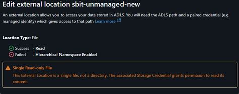 Azure Databricks Does Not Recognize Hns Enabled Storage Account