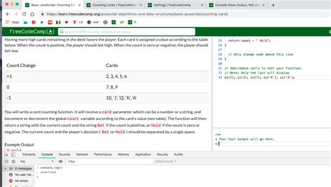 Console Show Output Not Just Tests Contributors The FreeCodeCamp