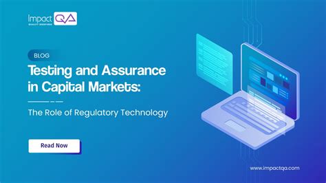Impactqa On Linkedin Testing And Assurance In Capital Markets The