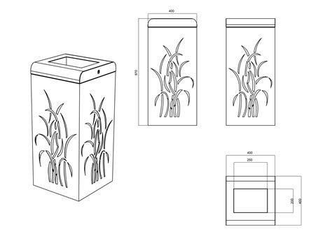Litter Bin Grass The Italian Lab
