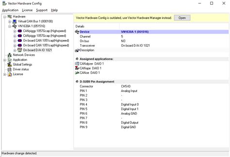 Error In Connecting Vector Vn 1630a With Directly Using Labview Ni Community
