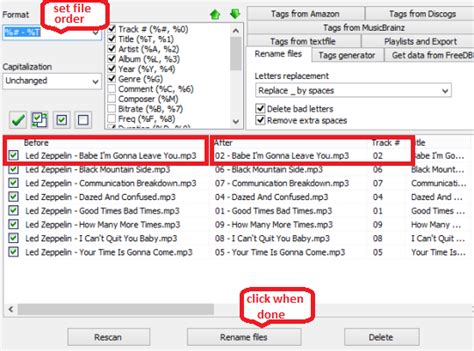 How To Rename A Batch Of Audio Files File Renamer MP3 Renamer