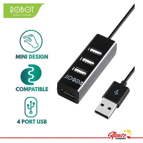 Jual HUB USB Robot H140 30 4 Port USB 2 0 HUB With 30cm Cable Shopee Indonesia