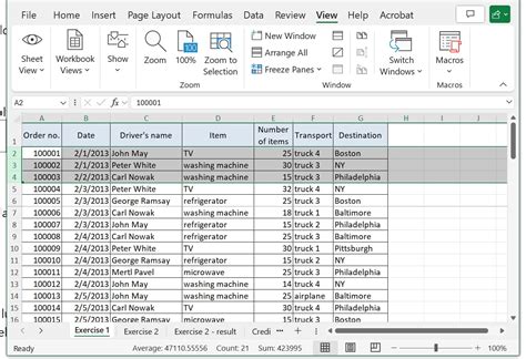 How To Freeze A Row In Excel