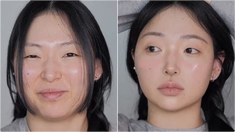 노 렌즈노 마스카라 노 아이라인 맨얼굴에서 맨얼굴 메이크업 한 얼굴로 From Bare Face To Bare Face