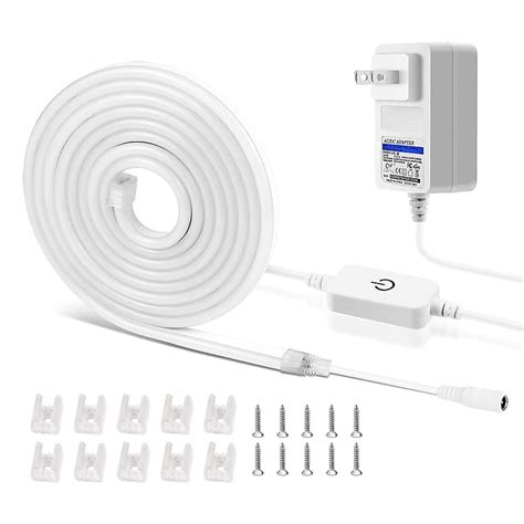 Led Strip Lights White 16 4ft Waterproof Silicone Diffuser Reverb