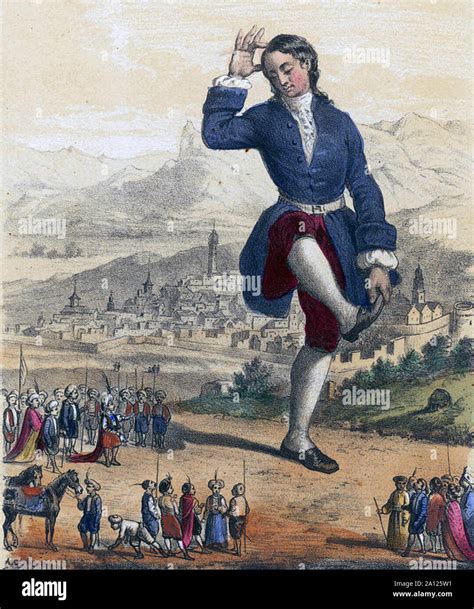 Gullivers Travels By Jonathan Swift Early 20th Century Illustration