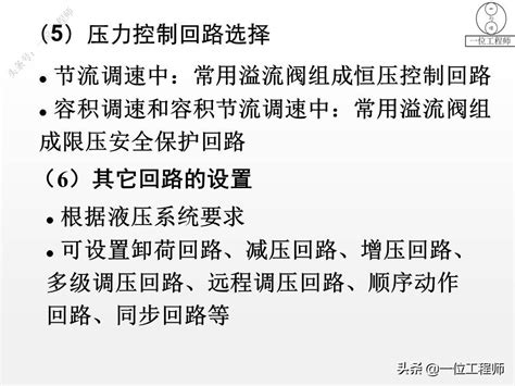 7步骤设计液压系统，明确液压设计3要求，37页内容介绍液压系统 液压汇
