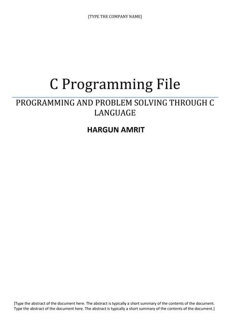 Pseudo Code Practice Problems C Basics Docx