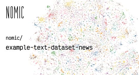 Example Text Dataset News Dataset