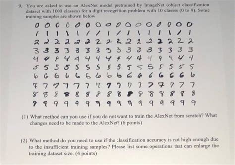Solved 9 You Are Asked To Use An Alexnet Model Pretrained