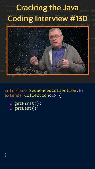 What Is A Sequenced Collection Cracking The Java Coding Interview Youtube