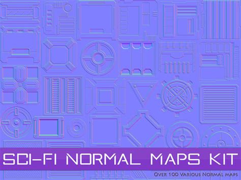 Sci Fi Normal Maps Kit Texture Cgtrader