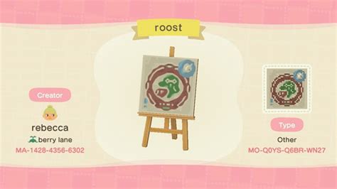 Acnh Design Codes Ma 1428 4356 6302 Roost Brewster Logo