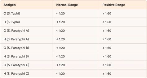 Widal Test Report Format Download Widal Test