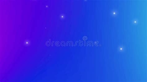 Shining Stars Particles Flowing Motion Animation On A Bright Blue And