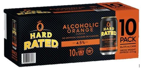 Hard Rated Hard Rated Orange 45 10 Pack Thirsty Camel