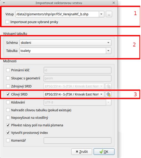 Import A Export Dat Z Databáze — Školení Postgis Pro Začátečníky