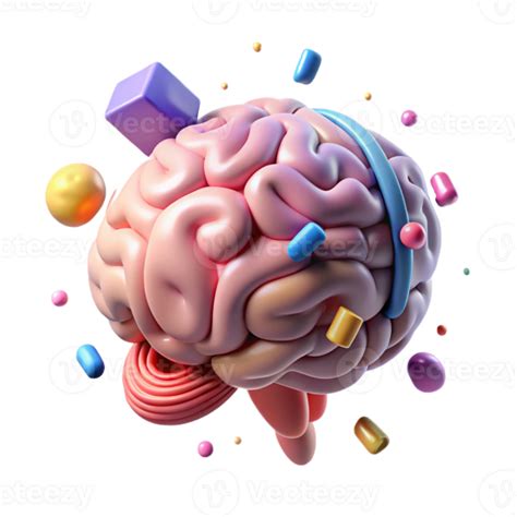 Extraordinary Creative Brain Activity Eeg Scan Isolated Detailed 60676782 Png